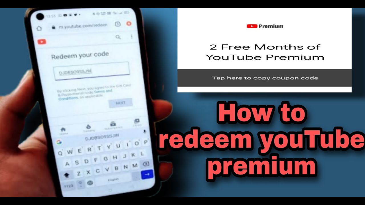 How To Use Youtube Premium Code - Step by Step Guide - Fitshopee.com